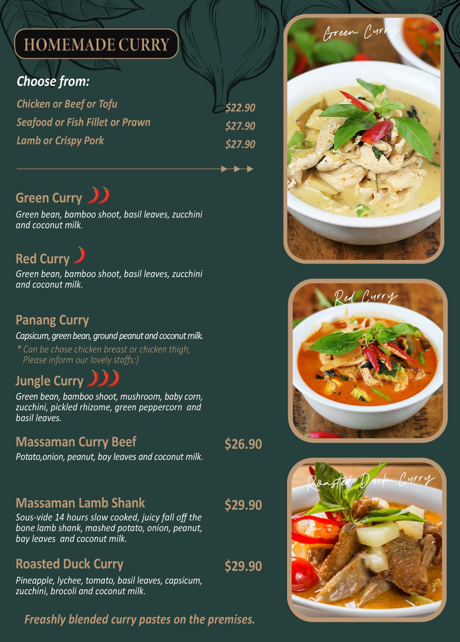 Full Menu - Absolute Thai Group