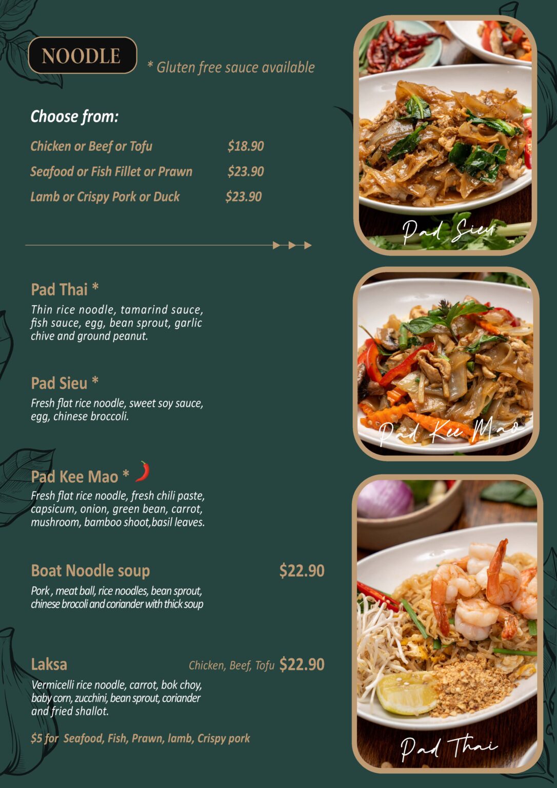 Full Menu - Absolute Thai Group